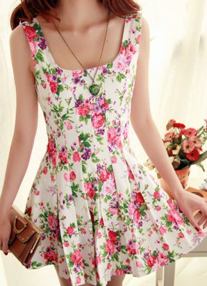 Nice Floral Dress on Luulla